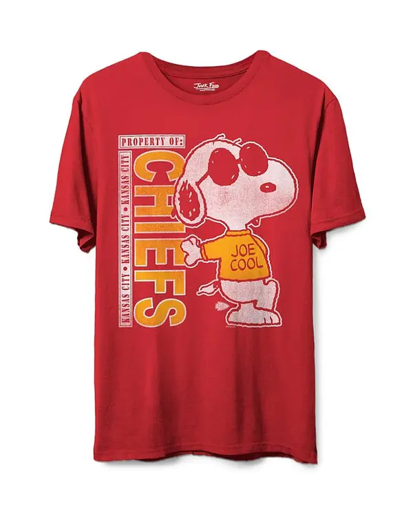 Junk Food Clothing Nfl Kansas City Chiefs Joe Cool Vertical Tee - Red