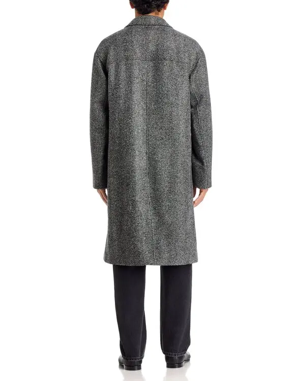 Herno Wool Herringbone Coat