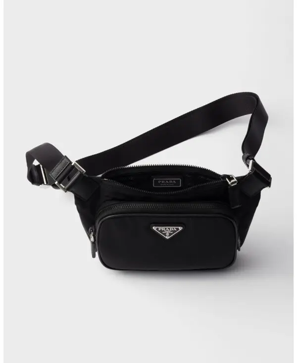 Prada Re-nylon And Saffiano Leather Shoulder Bag