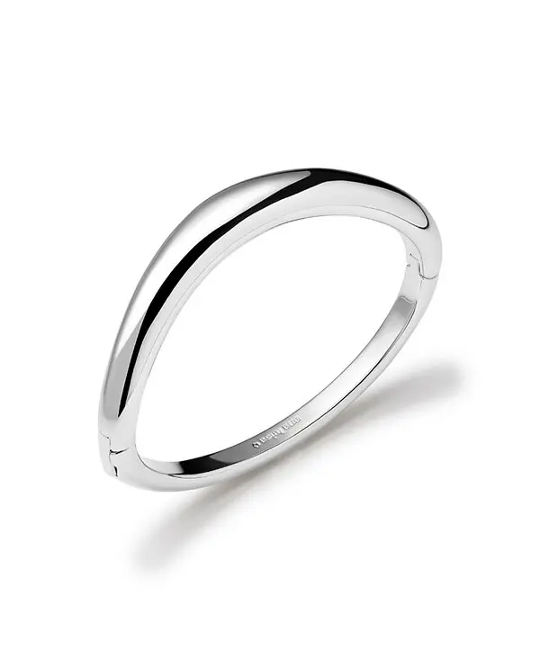 ANA LUISA Talia Bangle Bracelet - Silver