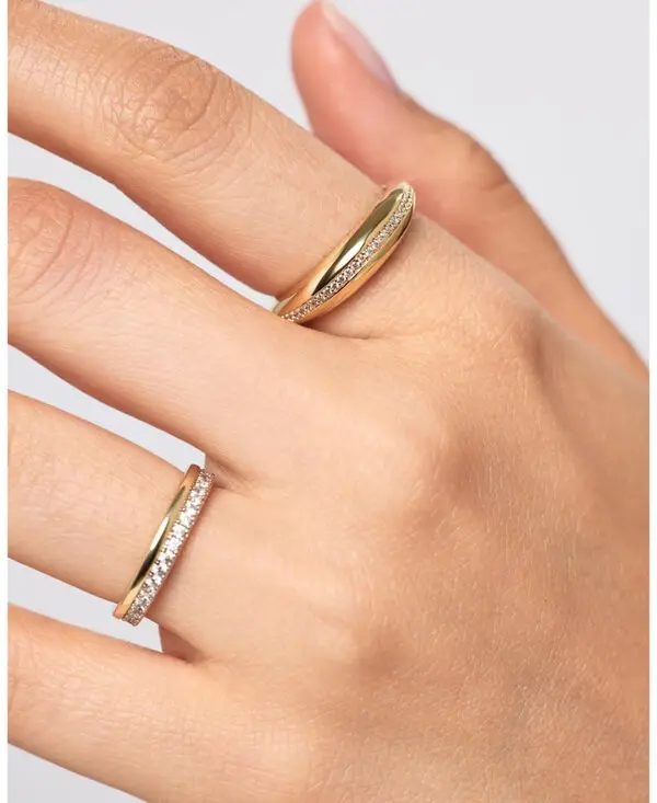 ANA LUISA Rowan Pave Ring