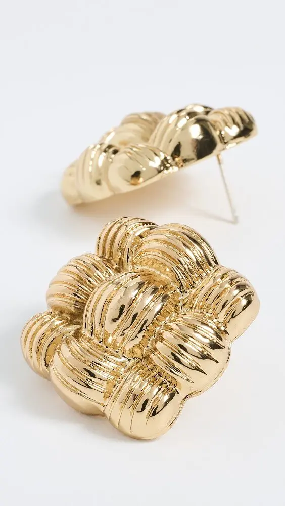 Shashi Tresse Stud Earrings