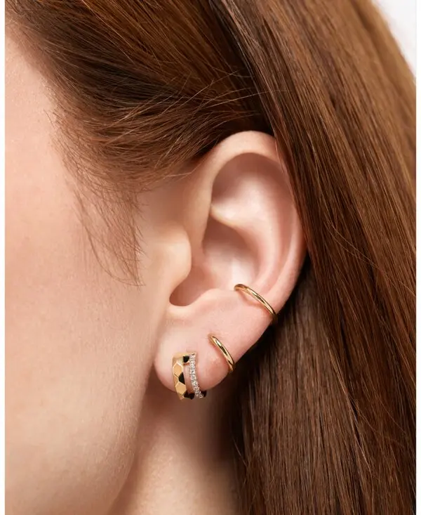 ANA LUISA Esme Double Hoops Earrings