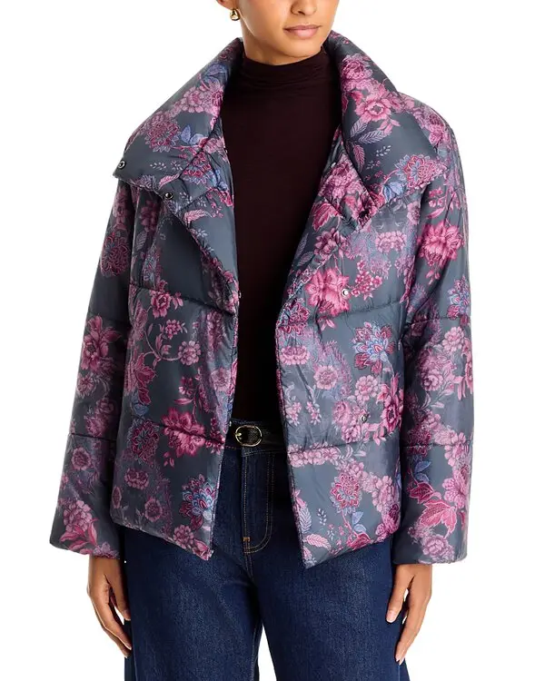 Johnny Was Funnel Neck Puffer Coat
