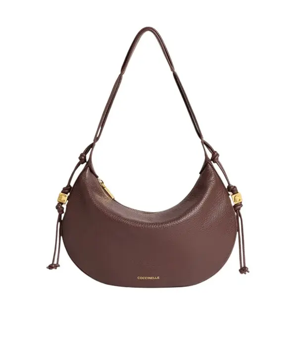 COCCINELLE Knotted Hobo Shoulder Bag - Berries