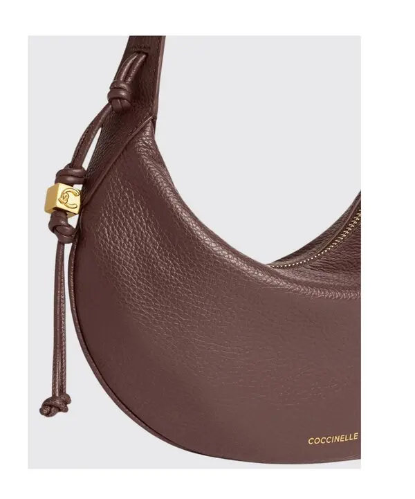 COCCINELLE Knotted Hobo Shoulder Bag - Berries