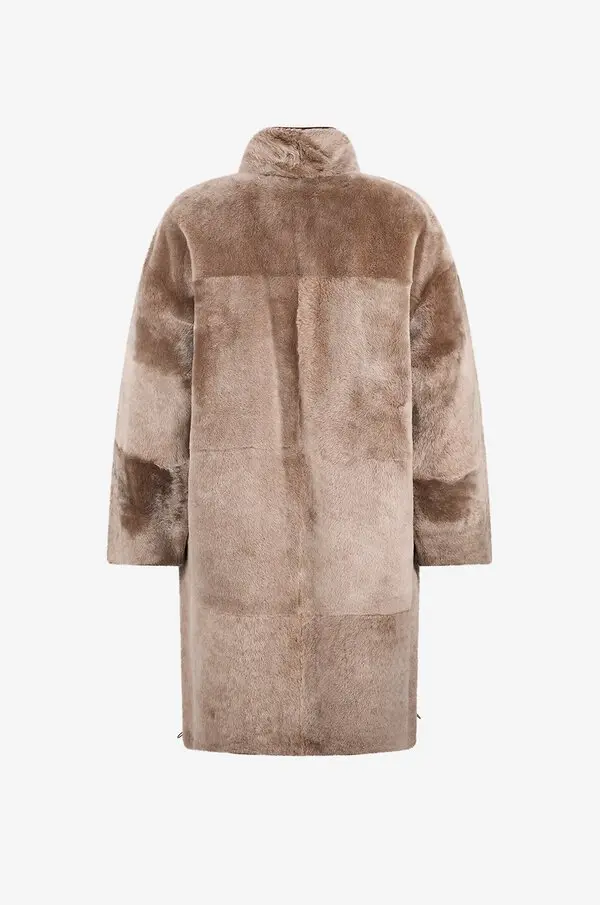 Brunello Cucinelli Shearling-trim Reversible Jacket