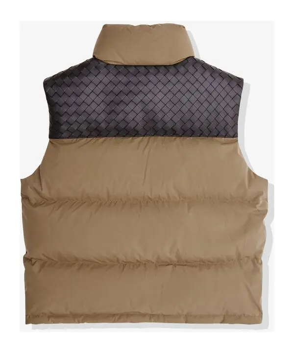 Bottega Veneta Frosted Poplin Puffer Gilet