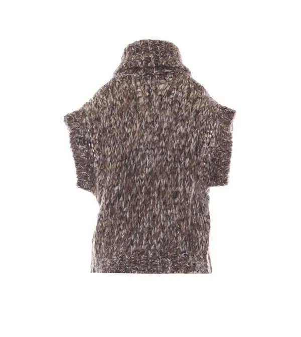 Brunello Cucinelli Chunky Short-sleeve Cardigan