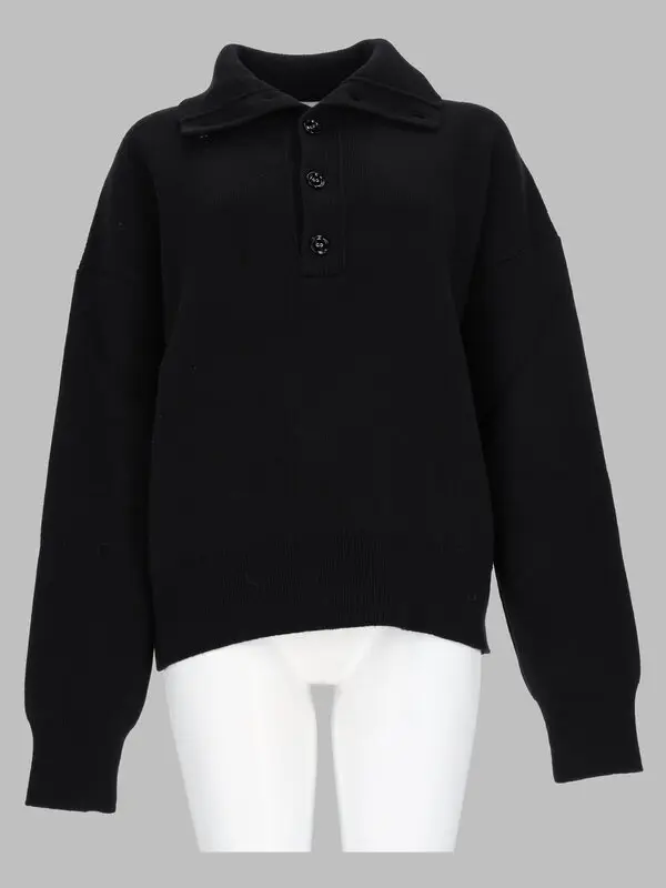 AMI Paris Maglia In Lana Con Bottoni