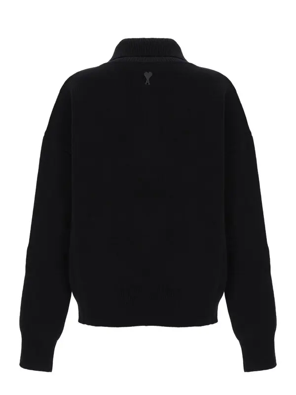 AMI Paris Maglia In Lana Con Bottoni