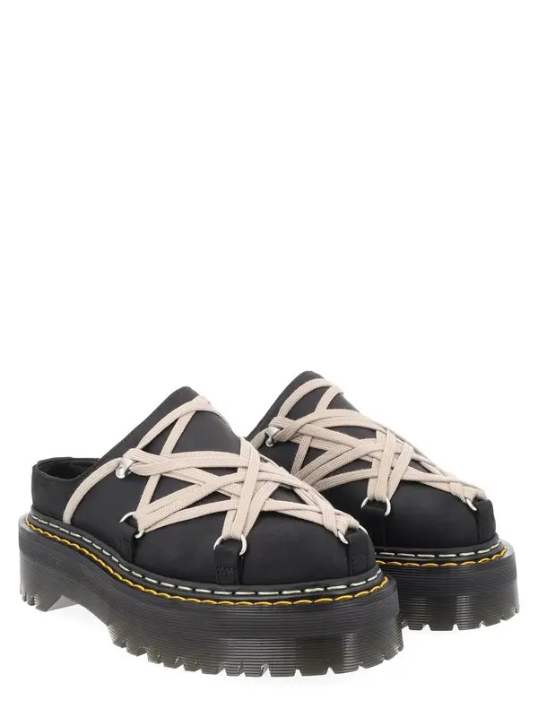 DR. MARTENS X RICK OWENS Mule "quad Sole Megalace" Dr Martens X Rick Owens