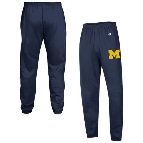 Champion Michigan Wolverines Powerblend Banded Fleece Sweatpants