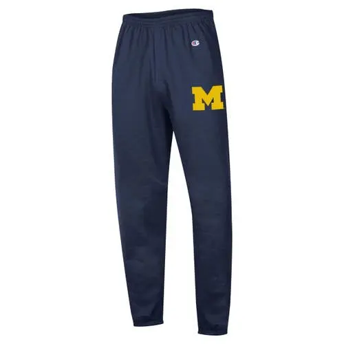 Champion Michigan Wolverines Powerblend Banded Fleece Sweatpants