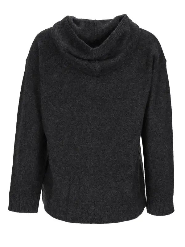 Max Mara Cardigan In Filato Yak - Grey
