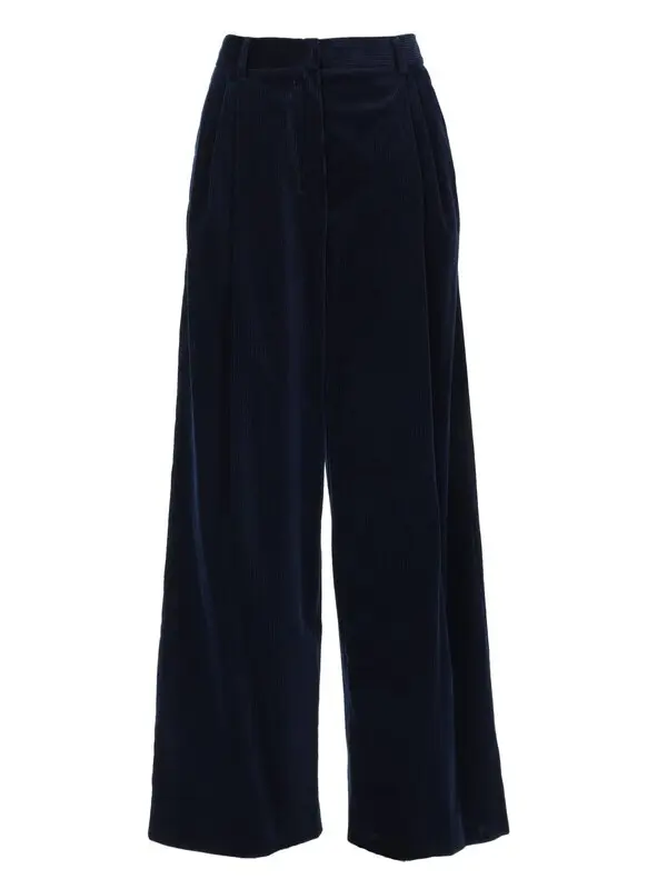 Max Mara Pantalone "corona" In Velluto A Coste