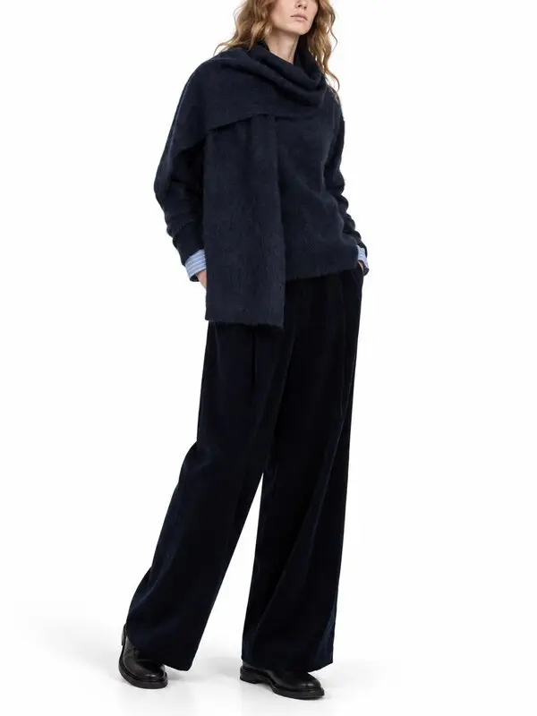 Max Mara Pantalone "corona" In Velluto A Coste