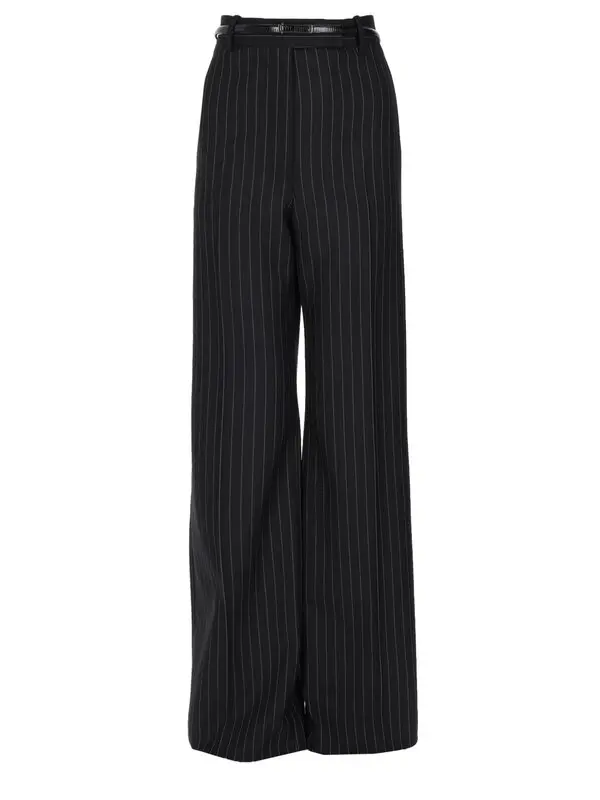 TOM FORD Pantalone Ampio Svasato A Grana Fine