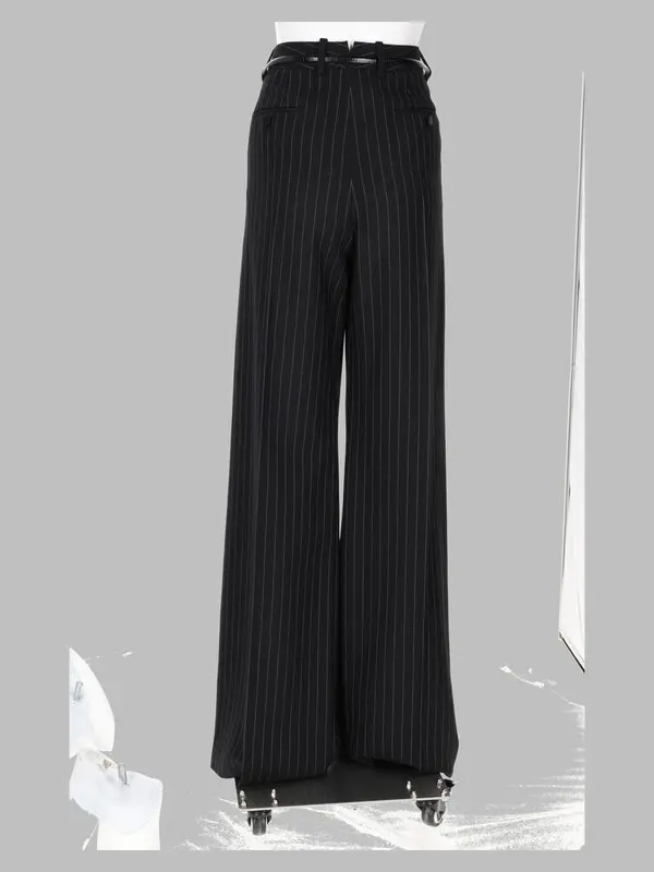 TOM FORD Pantalone Ampio Svasato A Grana Fine