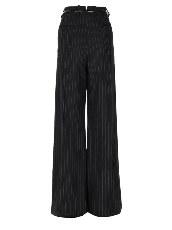 TOM FORD Pantalone Ampio Svasato A Grana Fine