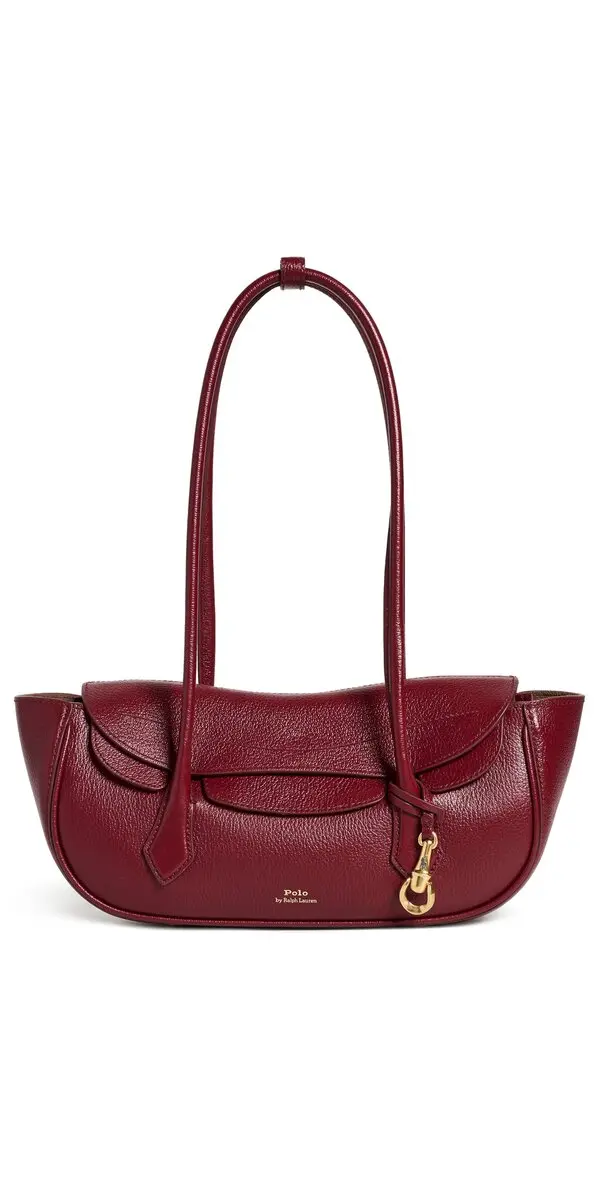 Polo Ralph Lauren Shiny Tumbled Blaze Shoulder Bag