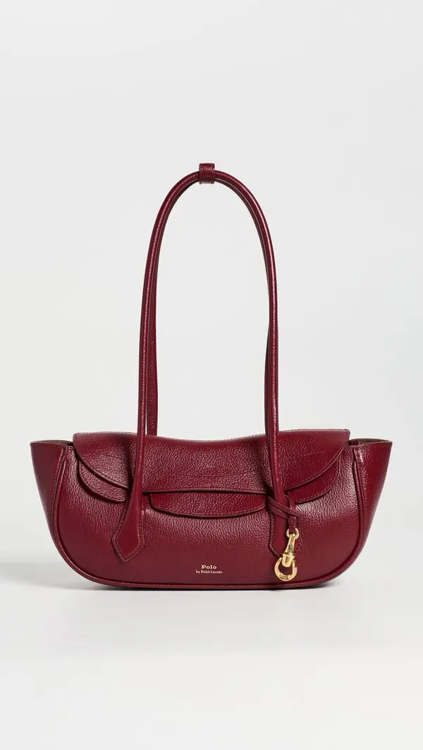 Polo Ralph Lauren Shiny Tumbled Blaze Shoulder Bag