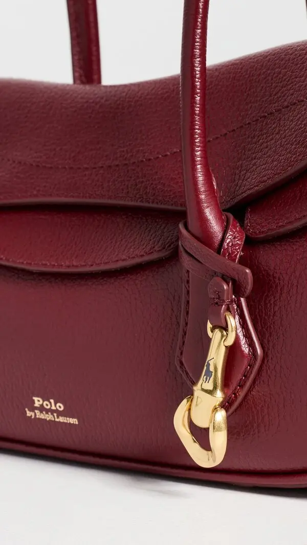 Polo Ralph Lauren Shiny Tumbled Blaze Shoulder Bag