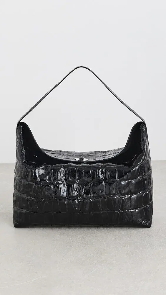 Christopher Esber Turnlock Embossed Grande Shoulder Bag