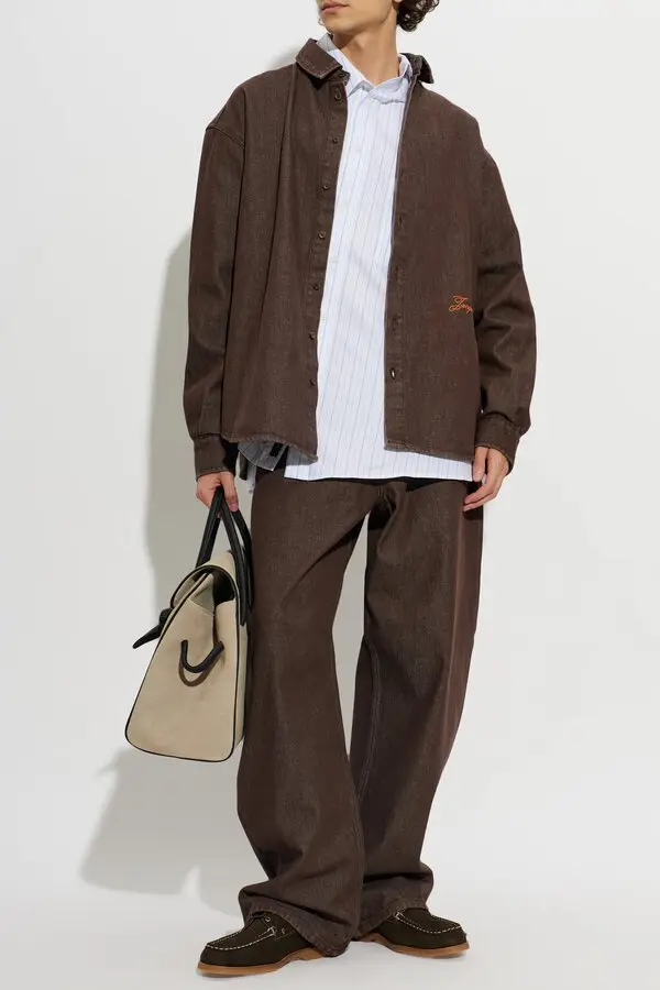 Jacquemus Leather Loafers - Brown
