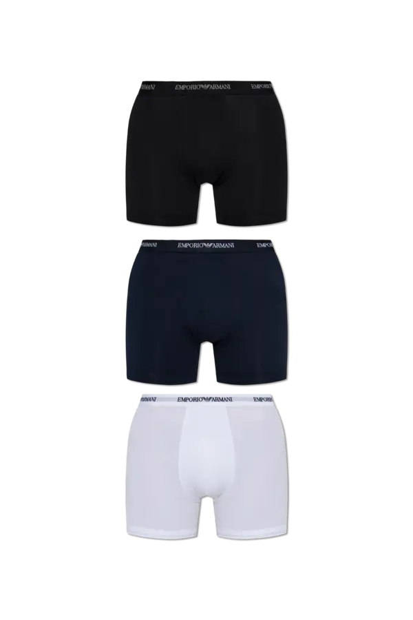 Emporio Armani Logo Boxer Brief Three-pack