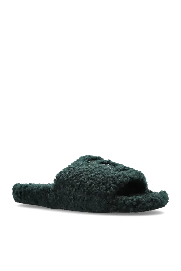 Balenciaga Fur Slides