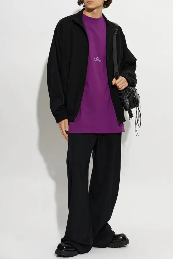 Balenciaga Wide-leg Wool Trousers
