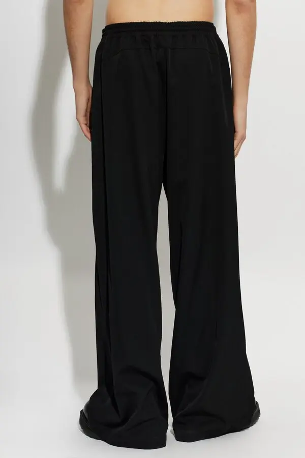 Balenciaga Wide-leg Wool Trousers