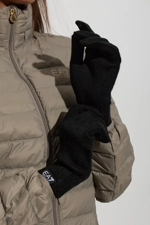 EA7 Logo-patch Gloves
