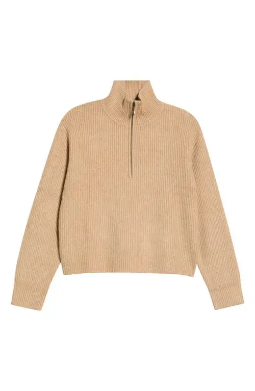 Marine Layer Chalet Cotton Blend Quarter Zip Sweater