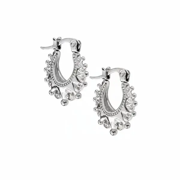 HOOPS + CHAINS LDN Tiny Joy Huggies - Silver