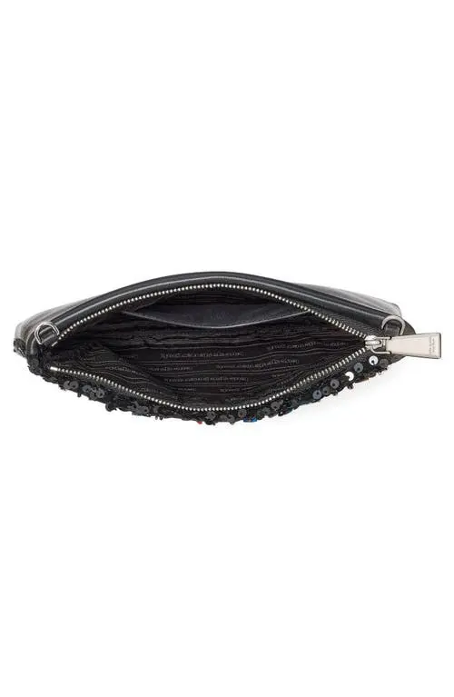 Kate Spade New York Nova Fringe Embellished Clutch