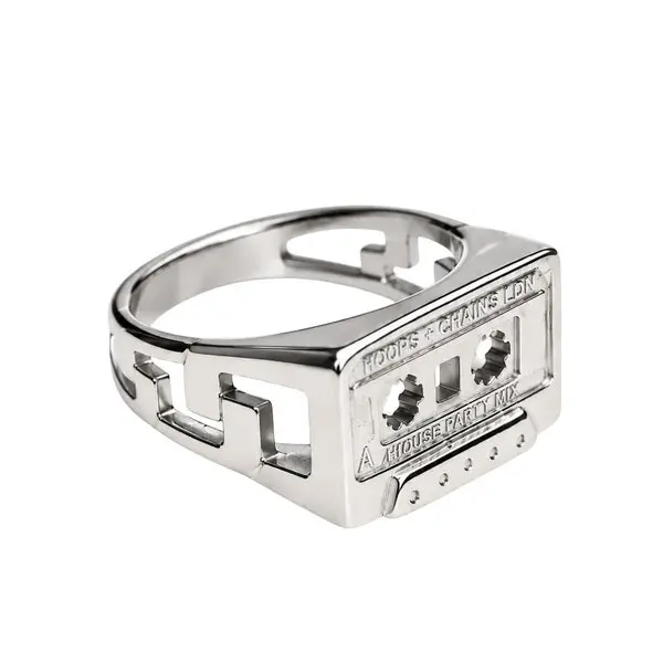 HOOPS + CHAINS LDN Cassette Tape Ring