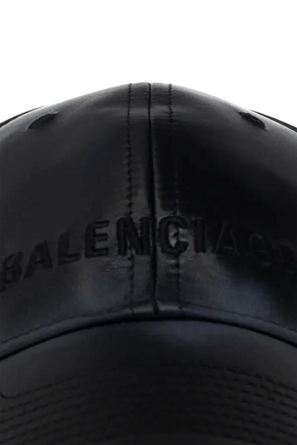 Balenciaga Leather Baseball Cap