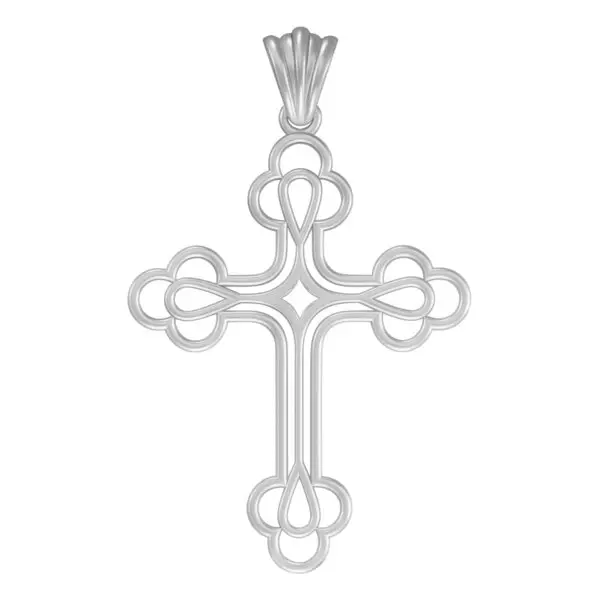LENI JAMES The Billie Cross Pendant - Silver