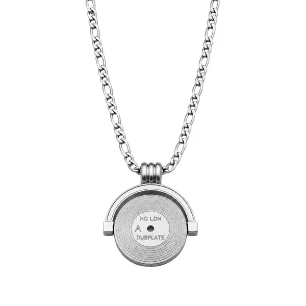 HOOPS + CHAINS LDN Vinyl Record Spinner Chain - Silver