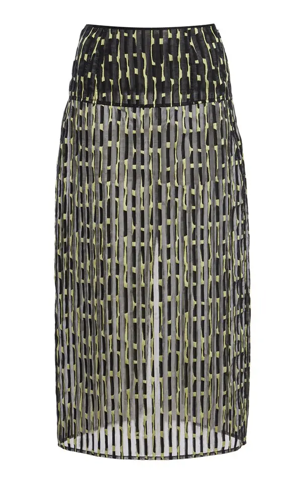 Ulla Johnson Merrill Cotton-blend Pencil Midi Skirt - Black