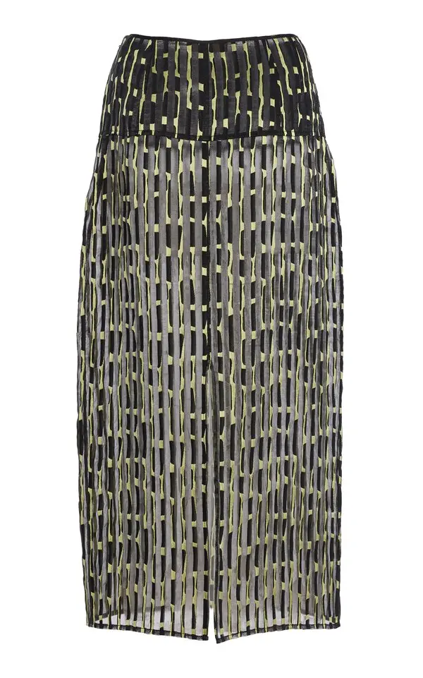 Ulla Johnson Merrill Cotton-blend Pencil Midi Skirt - Black