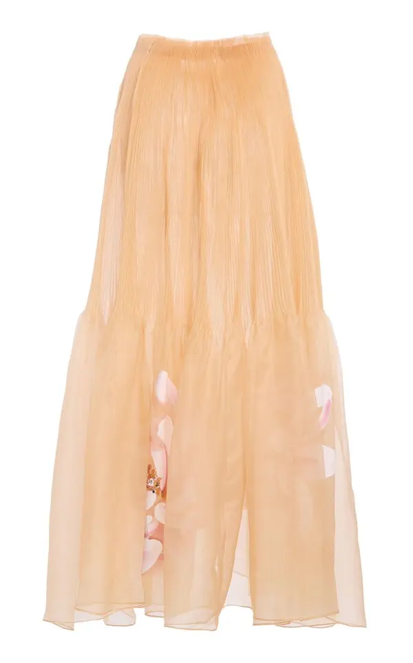 Ulla Johnson Dara Silk High-low Skirt