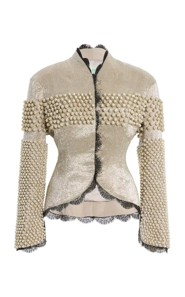 WIEDERHOEFT Embroidered Tulip Jacket