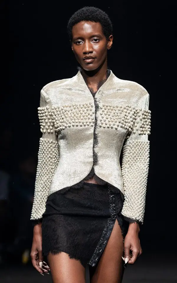 WIEDERHOEFT Embroidered Tulip Jacket
