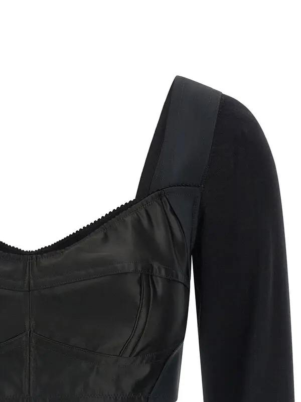 Dolce & Gabbana Bustier Crop Top