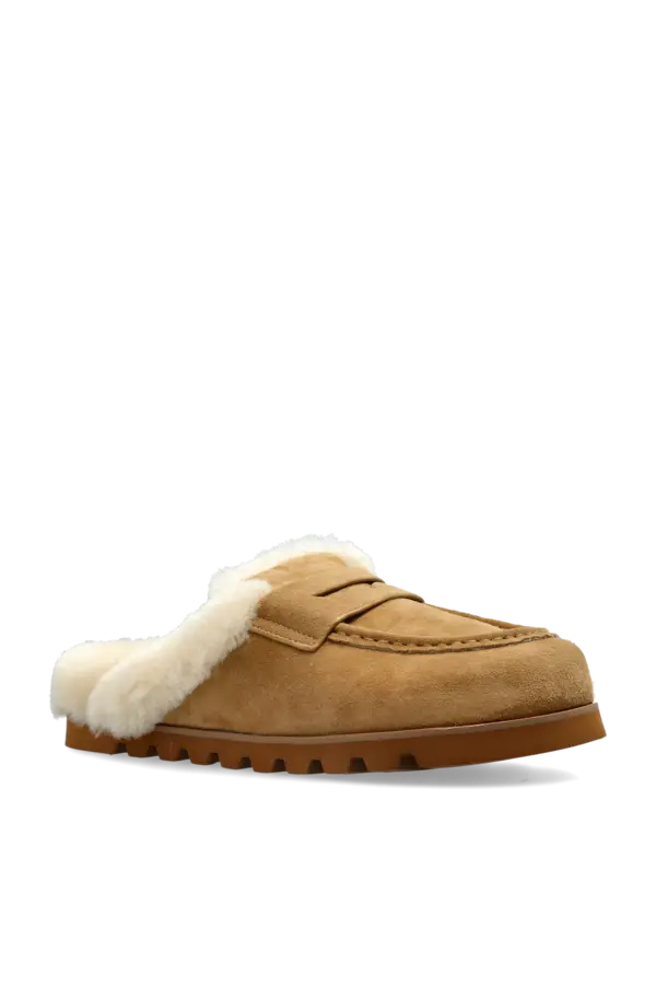 NAKED WOLFE Corded’ Mules - Beige