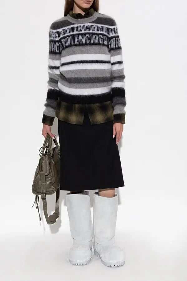 Balenciaga Alaska Fur’ Snow Boots