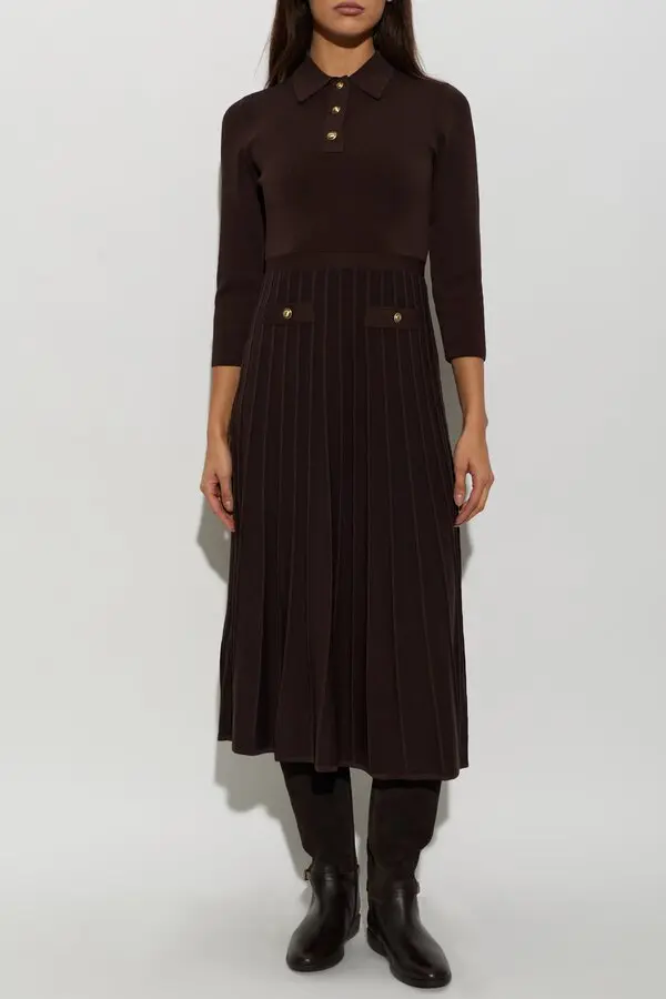 Michael Kors Long Dress With Collar